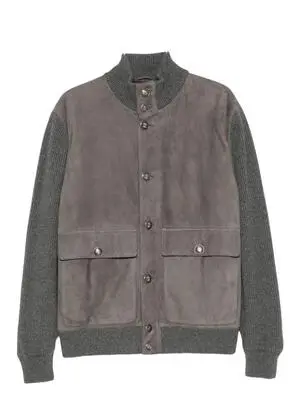 Brunello Cucinelli Leather Jacket - Multicolor
