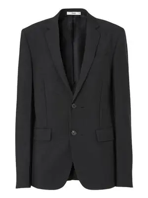 Fendi Mohair And Virgin Wool Tailored Blazer - Black