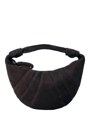 LEMAIRE Mini Fortune Croissant Handbag - Brown