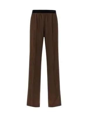 TOM FORD Silk Pants - Brown