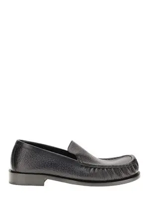 Dries Van Noten Leather Loafers - Black