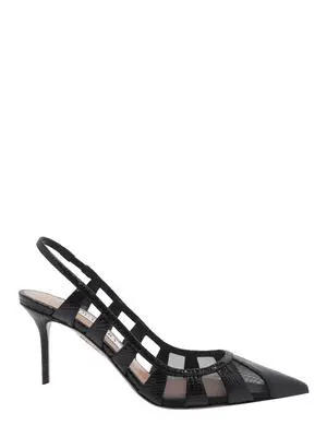 AQUAZZURA Screen Slingback - Black