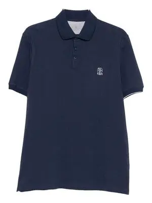 Brunello Cucinelli Polo Shirts - Blue