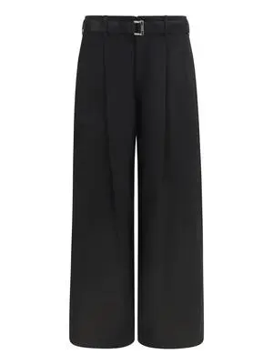 Sacai Cotton Chino Pants - Black