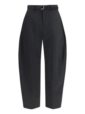 Sacai Wool Tailored Pants - Black
