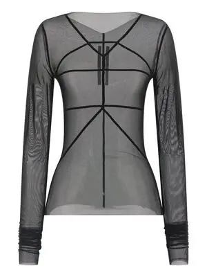 Rick Owens Temple Top' Sweater - Black