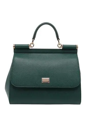 Dolce & Gabbana Large Sicily Handbag - Green