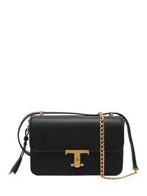 TOD'S Mini T Timeless Crossbody Bag - Black