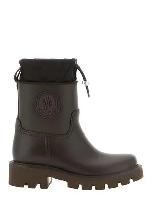Moncler Kickstream Rain Boots - Brown