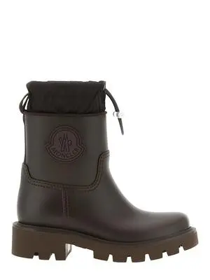 Moncler Kickstream Rain Boots - Brown