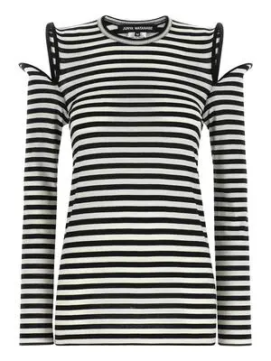 Junya Watanabe Sculptural Shoulder T-shirt - Multicolor