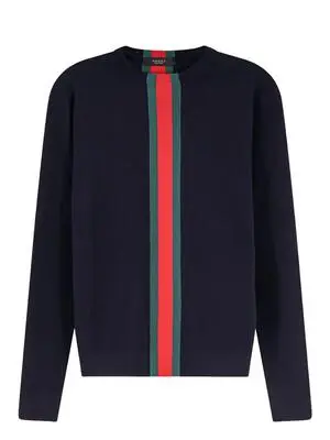 Gucci Web Detail Cotton T-shirt - Multicolor
