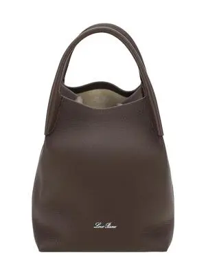 Loro Piana Small Bale Bucket Bag - Brown