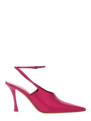 Givenchy Satin Slingback Pumps - Pink