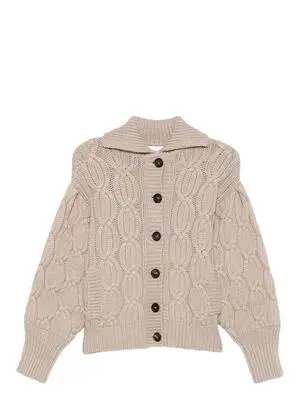 Brunello Cucinelli BRUNELLO CUCINELLI Cashmere Cardigan Cream