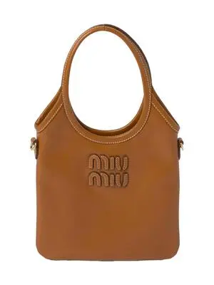 Miu Miu Leather Handbag - Brown