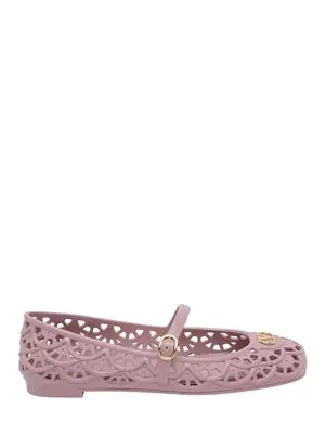Valentino Garavani Scallops Motif Ondette Flats - Pink