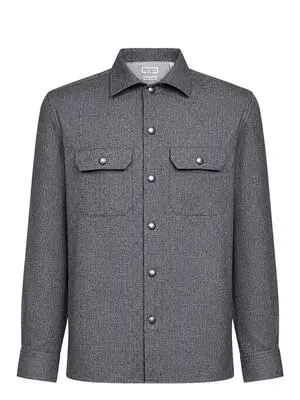Brunello Cucinelli Wool Shirt - Multicolor