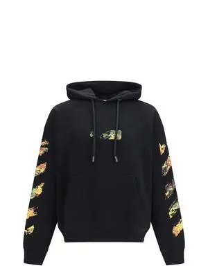 Off-White Off-White Men Spray Arrow Hoodie Black