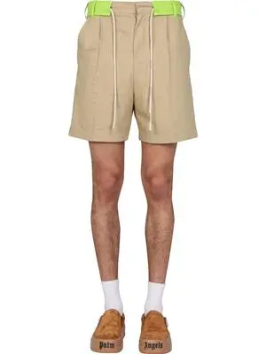 Palm Angels Bermuda Shorts - Cream