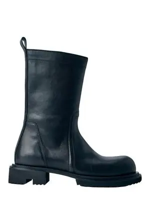 Rick Owens Creeper Gabe Leather Boots - Black