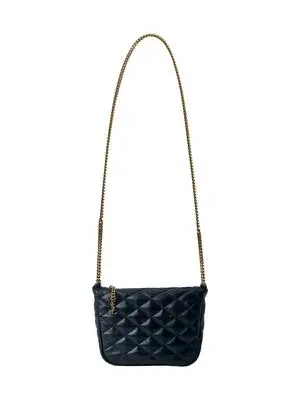 Saint Laurent Quilted Leather Chain Bag - Black