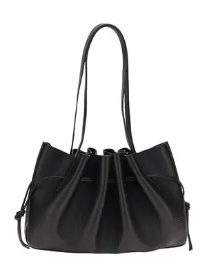 Yuzefi Scallop Shoulder Bag - Black