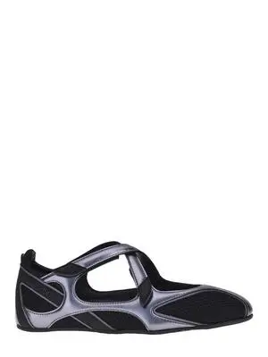 Attico Nomad Ballerinas - Black