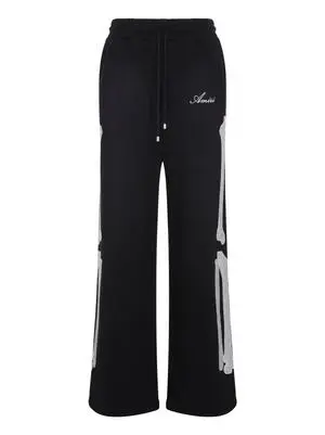 Amiri Bones Oversized Sweatpants - Black