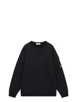 Stone Island Cotton Crewneck Sweatshirt - Blue