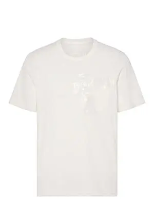 MAISON MARGIELA Taped Cotton T-shirt - Multicolor
