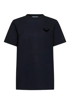 Prada Logo Cotton T-shirt - Multicolor