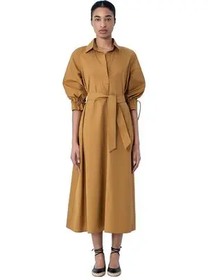 Max Mara Belted Shirt Dress - Multicolor