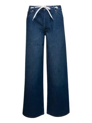A.p.c. Wide Leg Denim Jeans - Multicolor