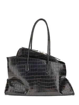Attico La Passeggiata Medium Shoulder Bag - Black