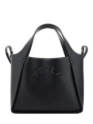 Stella McCartney Faux Leather Shoulder Bag - Black
