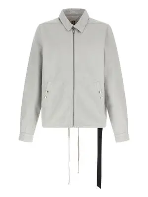 Rick Owens Drkshdw Men Cotton Jacket Cream