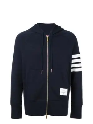 Thom Browne THOM BROWNE Cotton Zipped Hoodie Multicolor