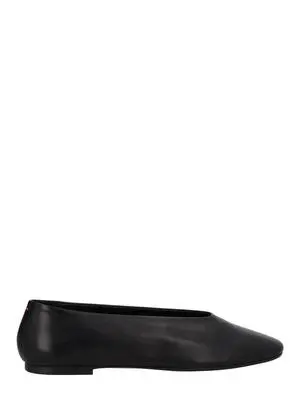 AeydĒ Dancer Kirsten Nappa Leather Flats - Black