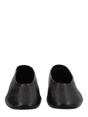 AeydĒ Dancer Kirsten Nappa Leather Flats - Black
