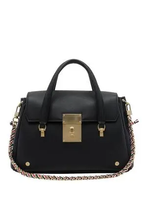 Thom Browne Small Bolton Handbag - Black