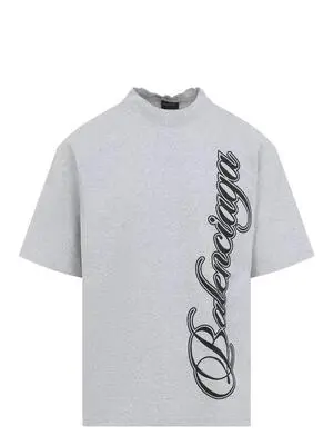 Balenciaga Medium Fit T-shirt - Gray