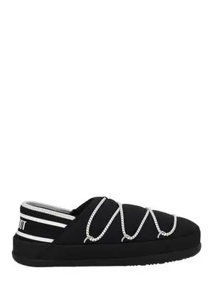 Moon Boot Slipper Icon - Black