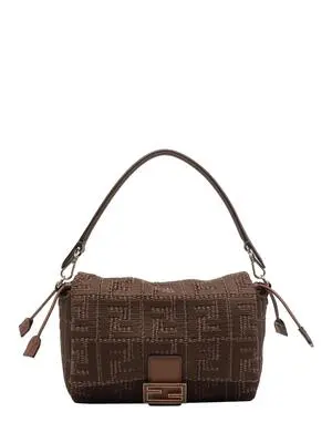 Fendi Medium Mamma Baguette Shoulder Bag - Brown