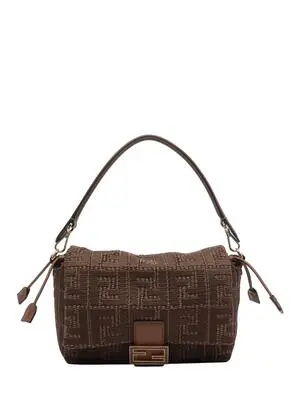 Fendi Medium Mamma Baguette Shoulder Bag - Brown