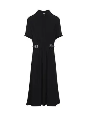 Loewe Belted Midi Dress - Black