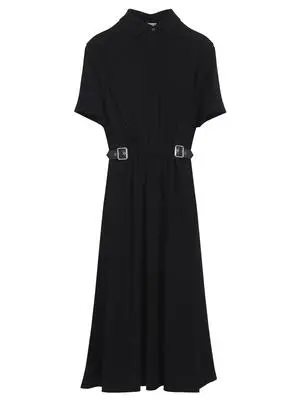 Loewe Belted Midi Dress - Black