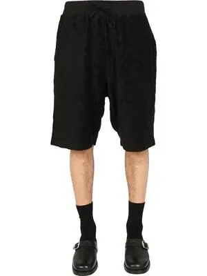 AMBUSH Monogram Logo Bermuda Shorts - Black