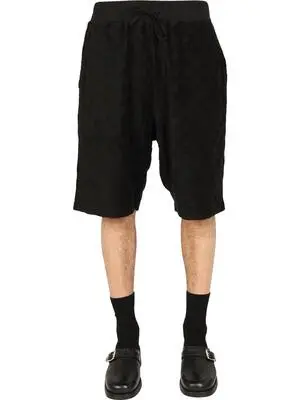 AMBUSH Monogram Logo Bermuda Shorts - Black