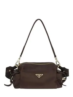 Prada Small Explore Shoulder Bag - Brown